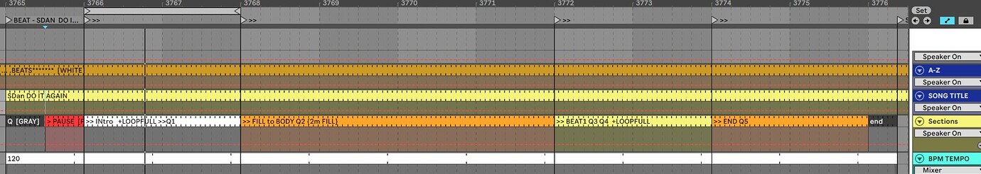 QuickJUMP works in Performance View, and (expanded) SETlist view, but not Collapsed Setlist view ...